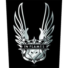 IN FLAMES - Logo Wings - Backpatch im Shop