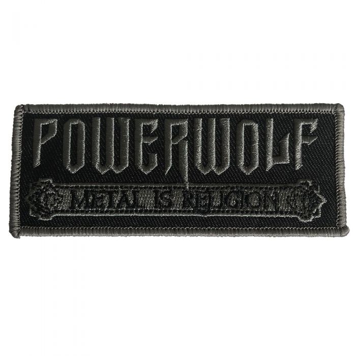 POWERWOLF - Logo - Metal is Religion - gestickt - Patch - Aufnäher