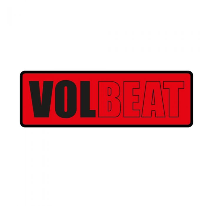 VOLBEAT - Red Logo - Patch - Aufnäher