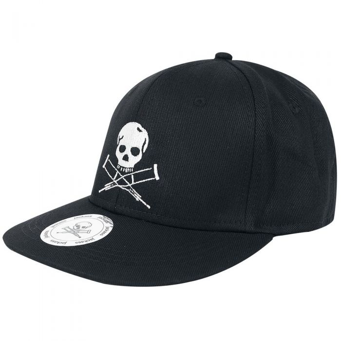 JACKASS - MTV - Skull Logo - Black - Base Cap