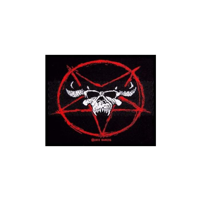 DANZIG - Pentagram - Skull - Patch / Aufnäher