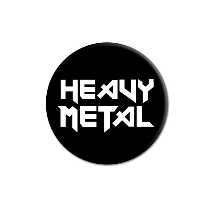 HEAVY METAL - Button